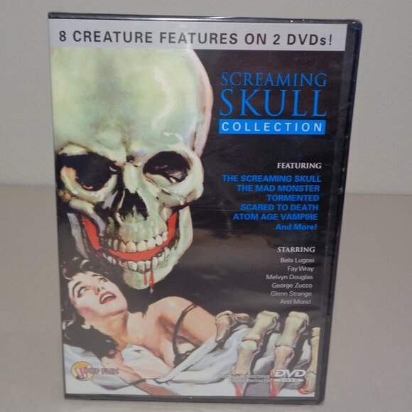 Media | Screaming Skull Collection New Dvd 2 Disc Set 8 Creature ...